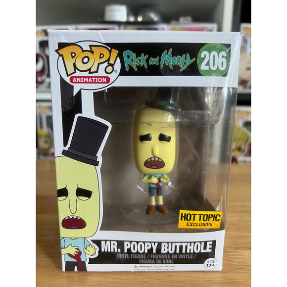Funko | Toys | Vaulted Mr Poopy Butt Hole Rick Morty Funko Pop 26 ...